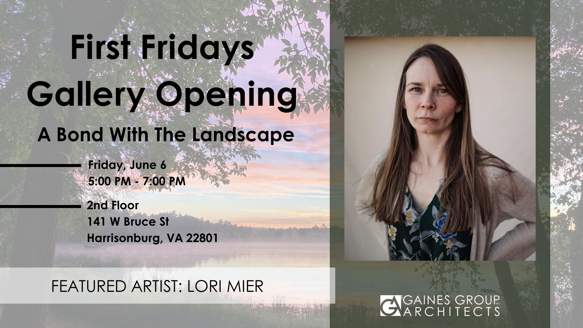 June First Friday at the Depot with Lori Mier - The Gaines Group Architects